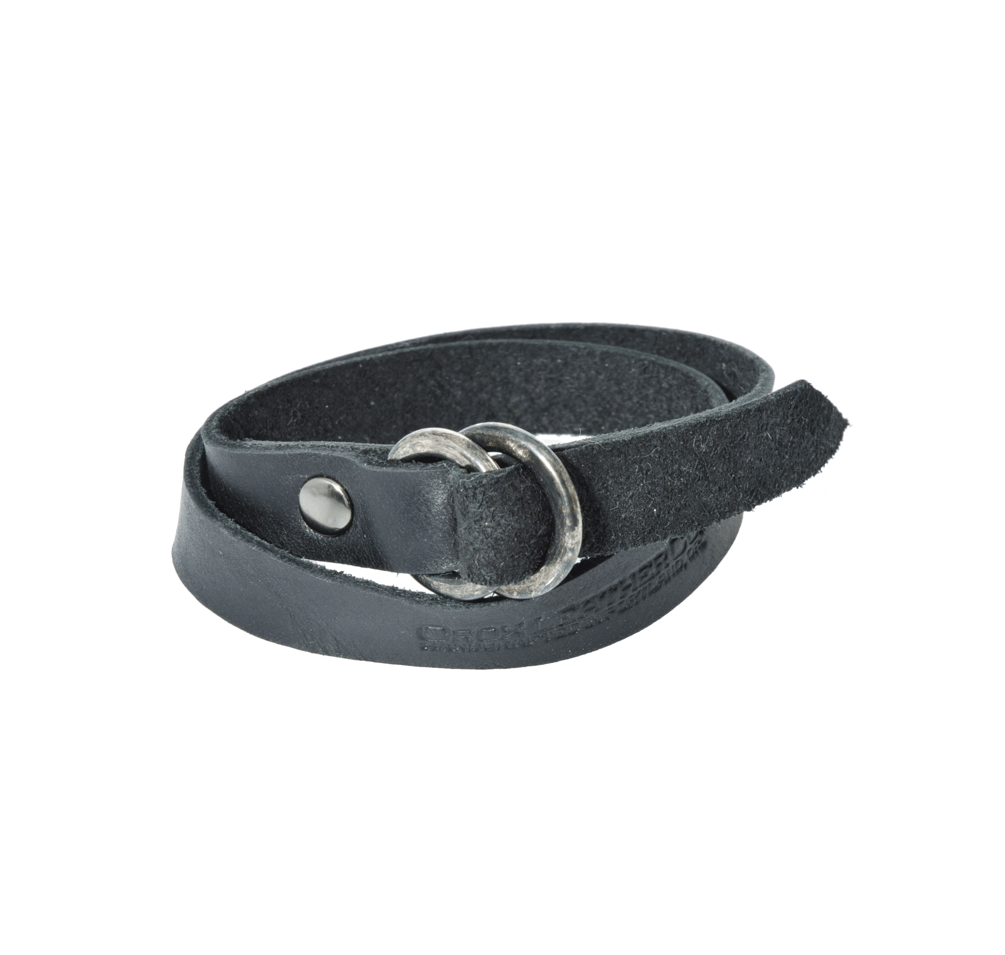 Shop Online-Orox Leather Co "Double Ring Wristband" Men's Accessories ...