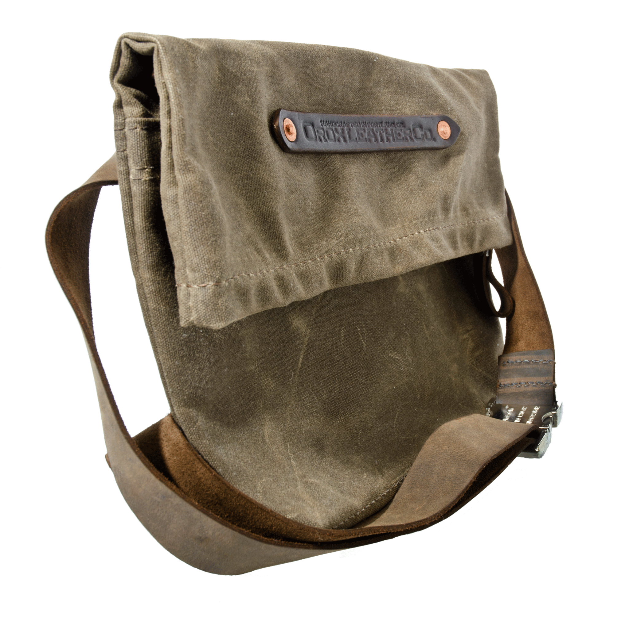 Orox Leather Co. Canvas Viator Crossbody Messenger Bag – Handbag Tailor